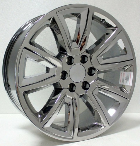 GMC 20" Chrome with Chrome Insert Wheels Rims for 2000-2023 Sierra ...