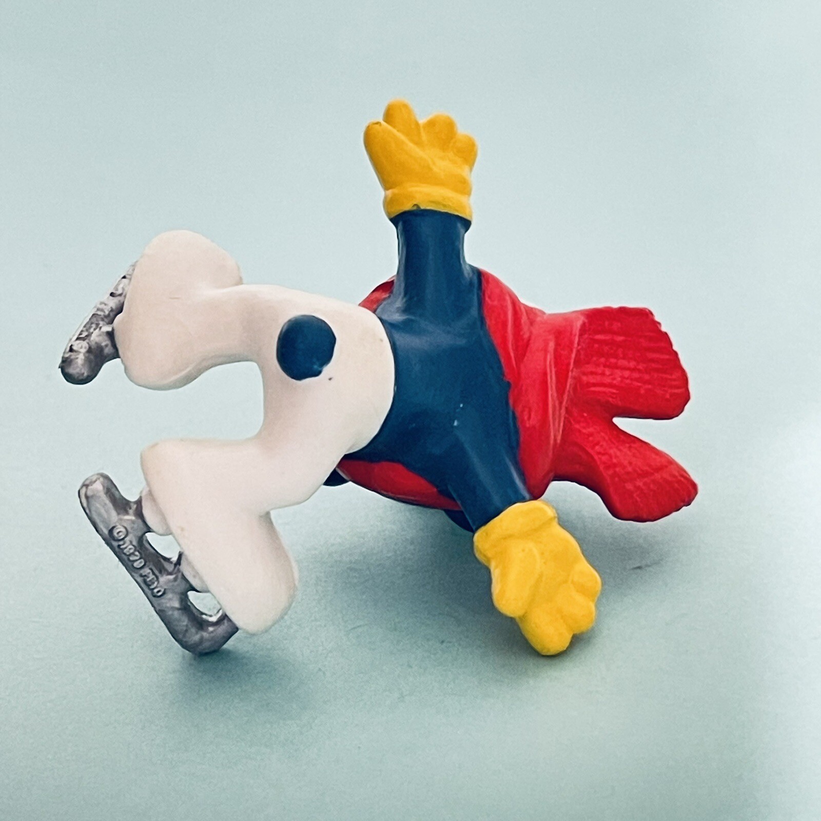 Smurfs Ice Skater Smurf 20121 Fallen Skating Figure VINTAGE 1970s Peyo ...