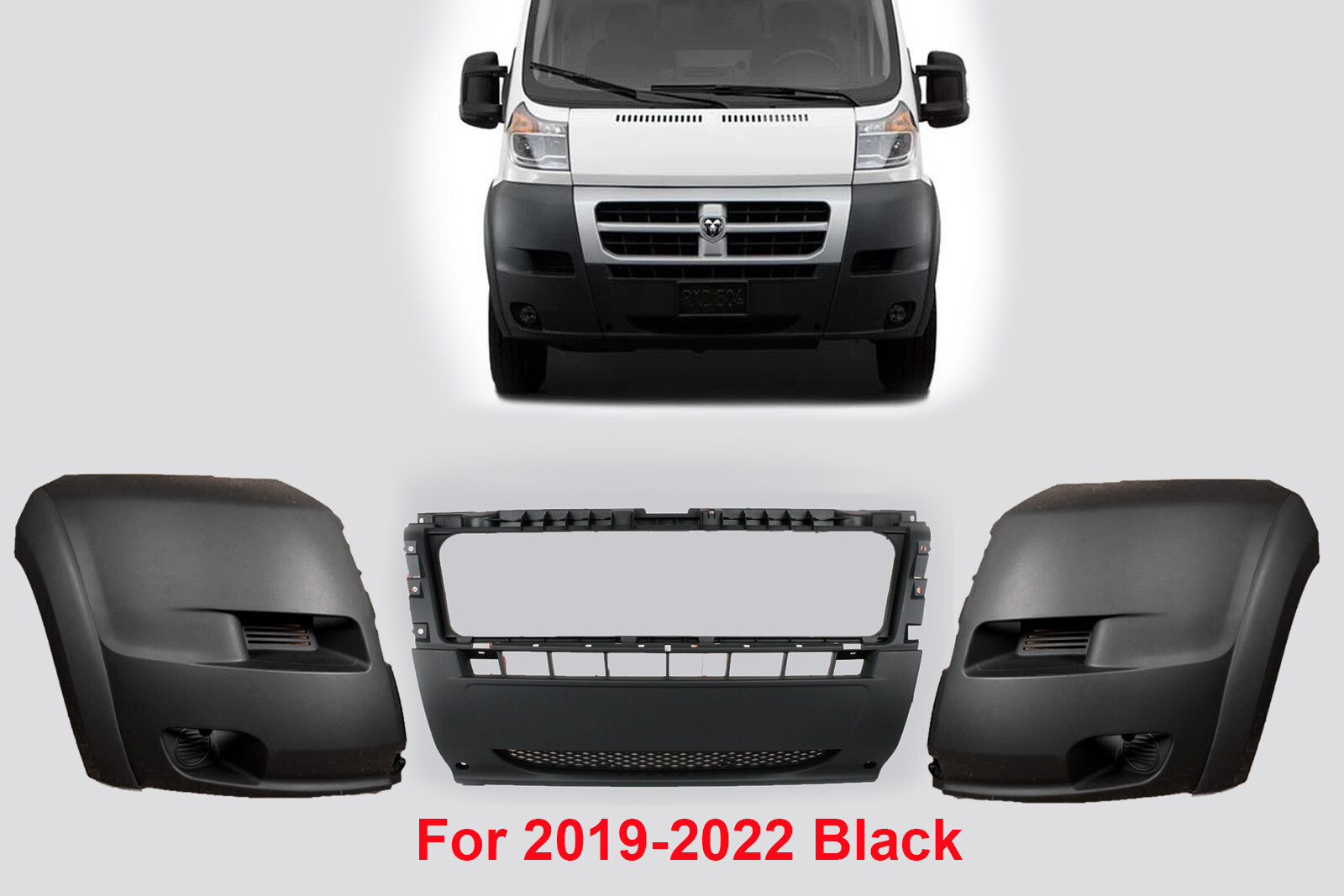 For Dodge Ram ProMaster 2500 3500 2019-2022 FRONT BUMPER CENTER ...