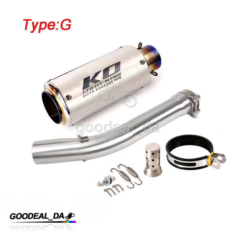 For Yamaha YZF-R6 R6s 1998-2005 Exhaust System Motorcycle Mid Pipe 51mm ...