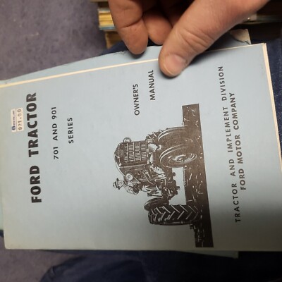 Ford 701 901 tractor owners Operators & maintenance manual | eBay