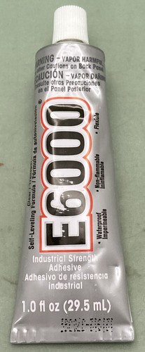 NEW E6000 INDUSTRIAL STRENGTH ADHESIVE CLEAR 1.0 FL.0Z. 29.5mL | eBay
