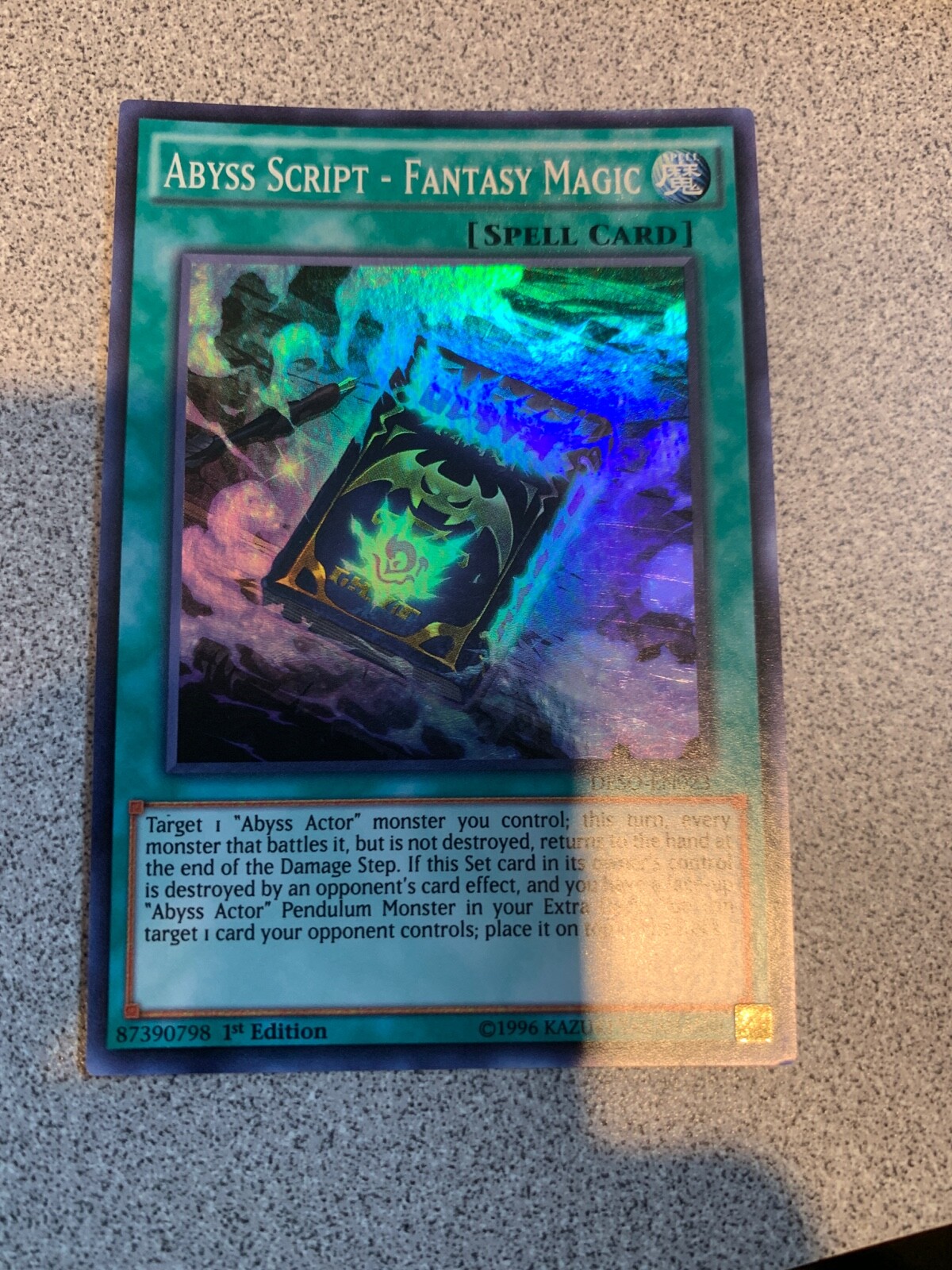 Abyss Script - Fantasy Magic DESO-EN023 Destiny Soldiers 1st Edition ...