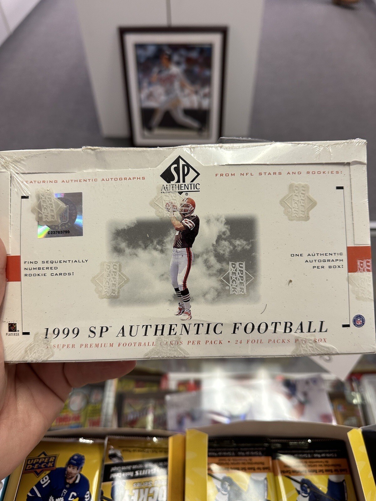 1999 Upper Deck SP Authentic Football Hobby Box Factory Sealed | eBay