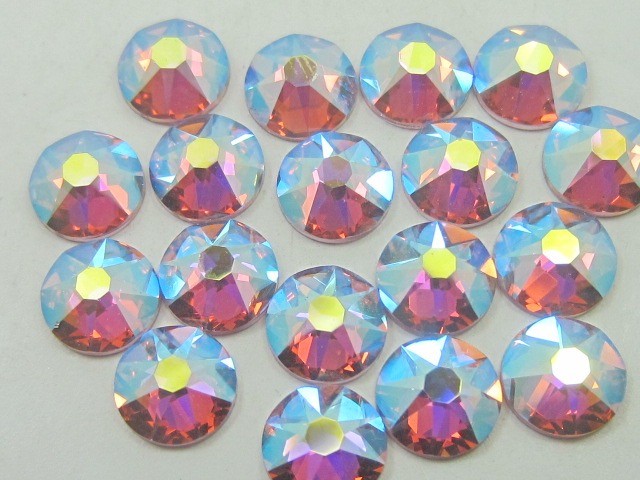 34ss LT. AMETHYST AB FLATBACK European Rhinestones 18pcs. | eBay