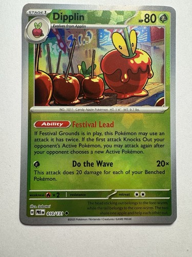 Dipplin [Pokeball Holo] 010/131, Prismatic Evolutions, PRE EN | eBay
