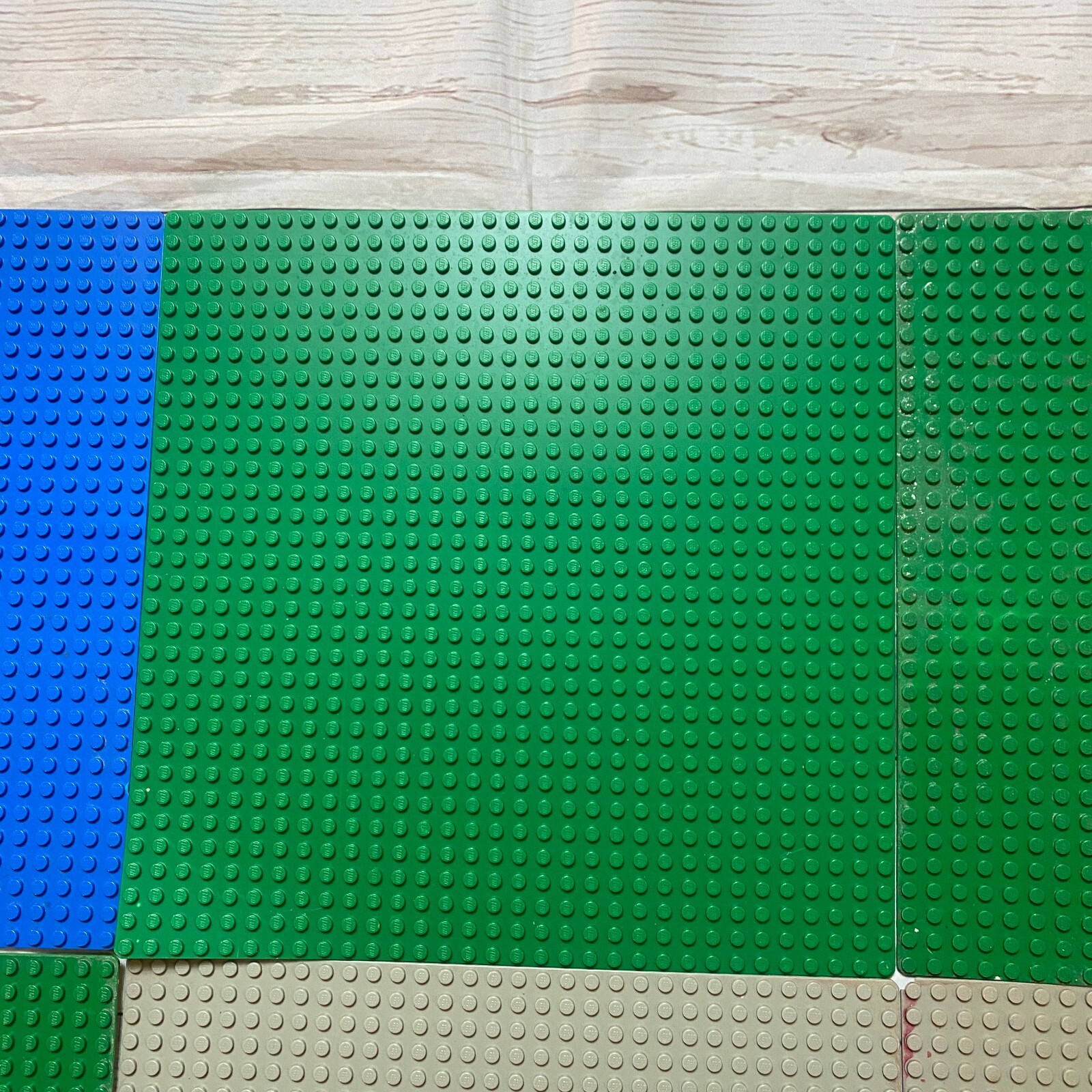 9x LEGO Base Plate 48 x 48 Stud 15" x 15" 4186 Water Grass Streets ...