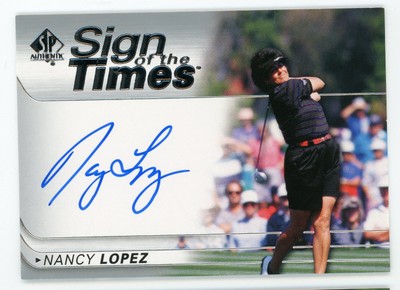2021 SP Authentic Nancy Lopez Sign of the Times Auto Autograph | eBay