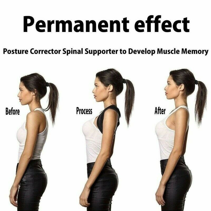 Soft Posture Correction Adjustable Shoulder Anti-Hunchback Posture ...