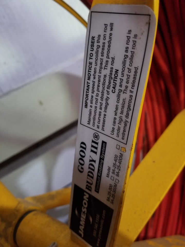Jameson 400 ft. Fiberglass Conduit Rodder (9A-25-400M) 892661000976| eBay