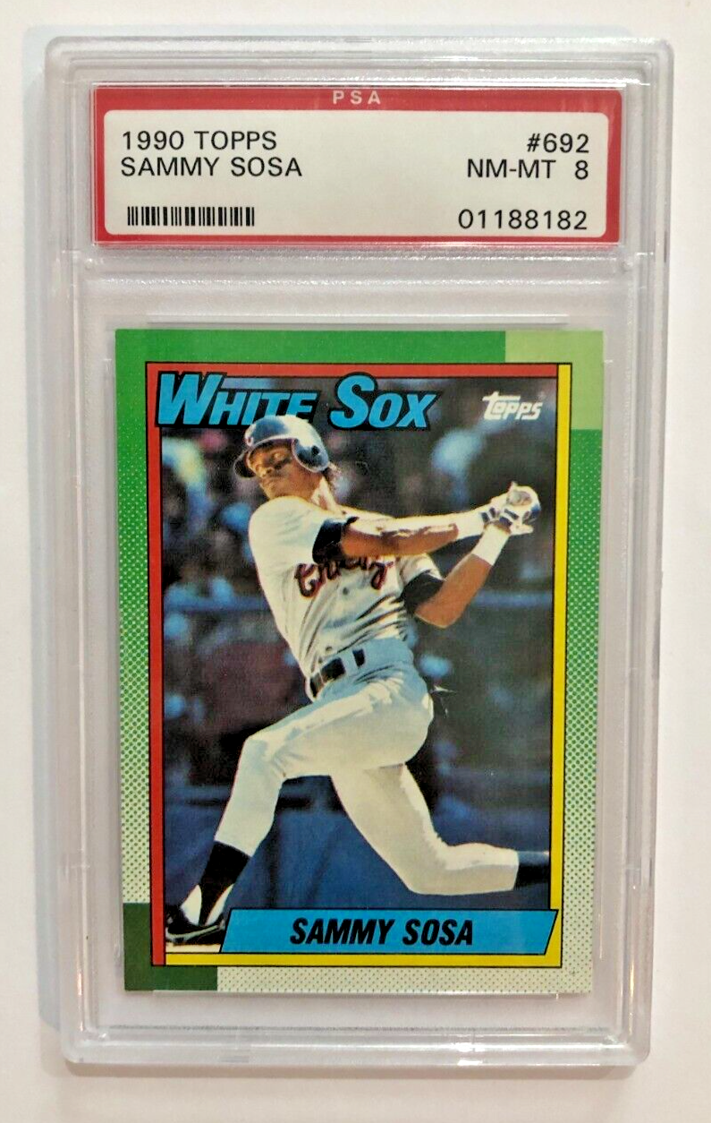 Graded 1990 Topps Sammy Sosa Card | eBay