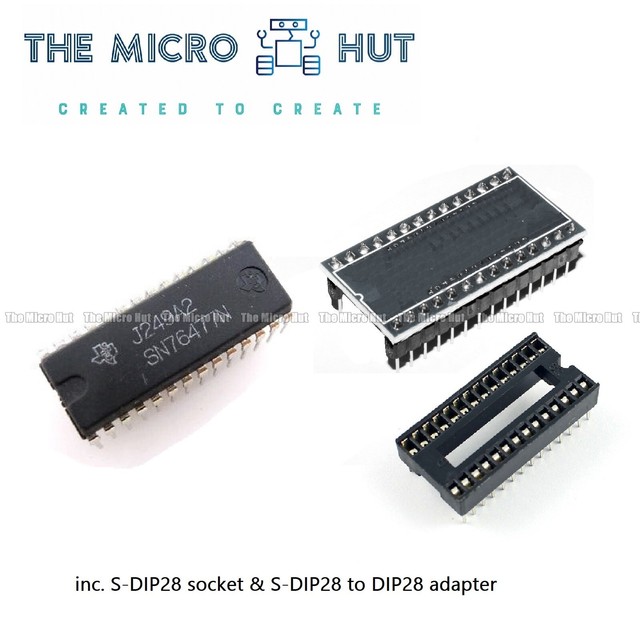 Texas Instruments Sn76477n Sound Generator IC Chip Sdip28 - Sn76477 ...