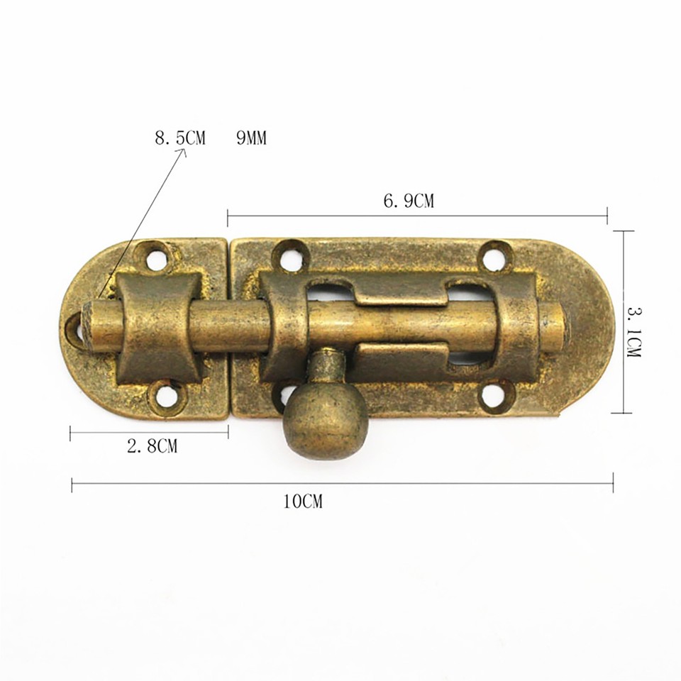 Durable Vintage Brass Door Latch Antique Door Window Bolts Buckle ...