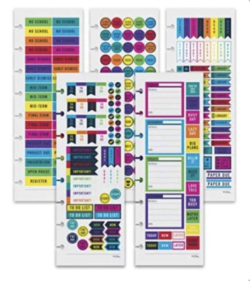 TUL Planner Stickers, 3" x 8.5", Bright Designs, Pack of 10 Sheets | eBay