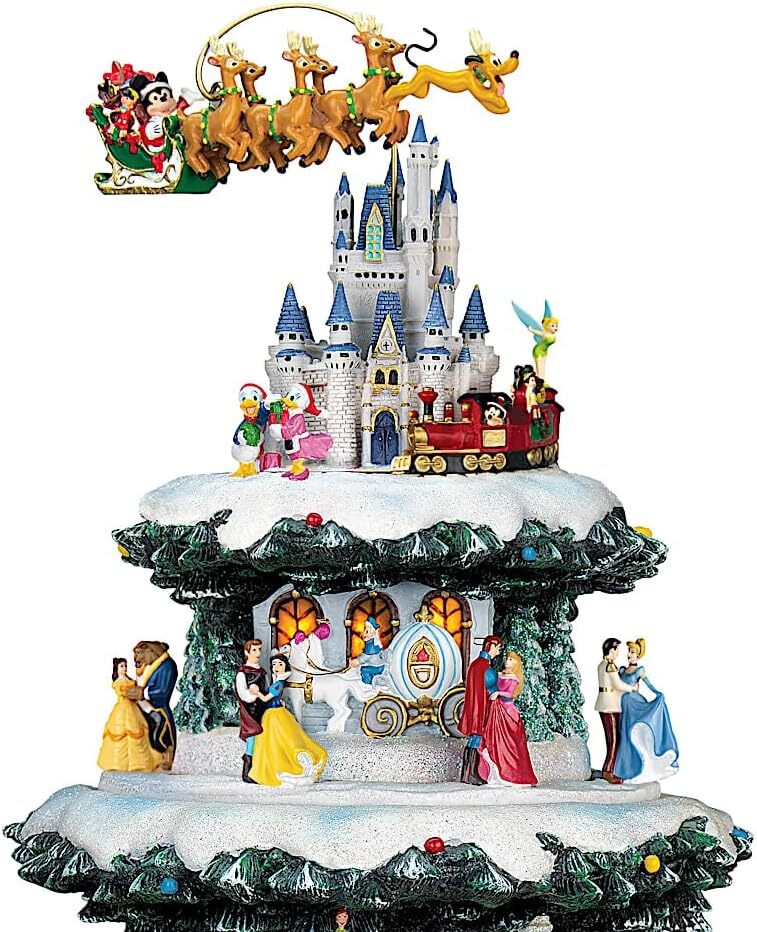 Bradford Exchange Disney Tabletop Christmas Tree: The Wonderful World ...