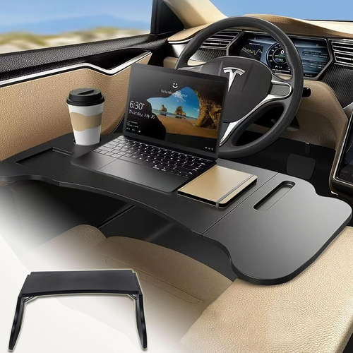 Car Desk for Tesla Model Y, 2025 Upgraded Foldable Car Laptop Desk ...