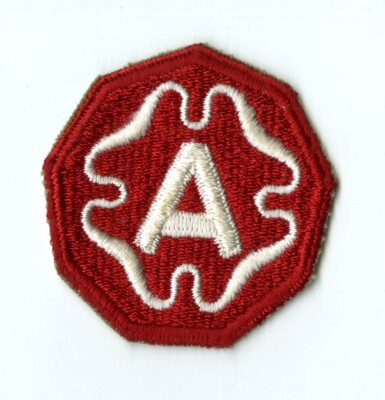 Ninth Army White Back Patch Europe Bulge Germany | eBay