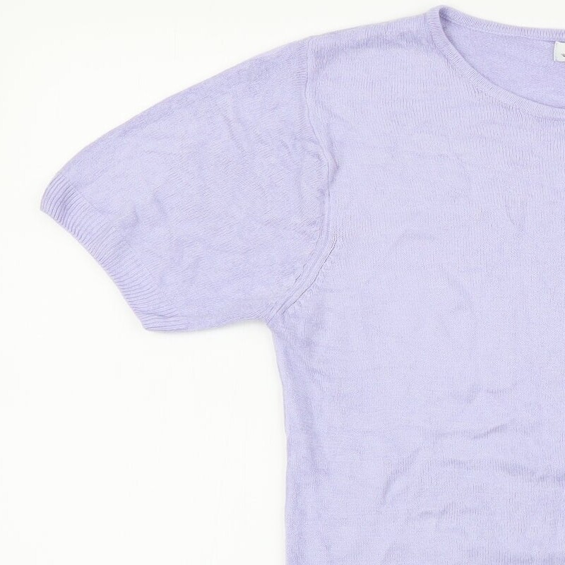 Berkertex Womens Purple Round Neck Acrylic Blend Jumper Size 10 | eBay UK