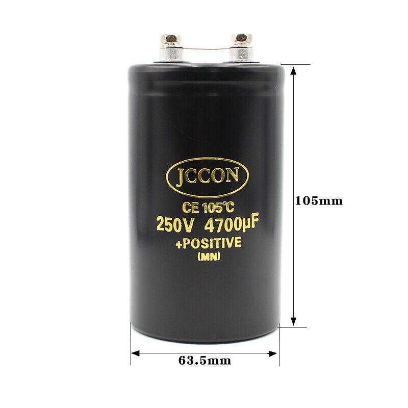 63V 100 250 400 450V Large Screw Terminal Electrolytic Capacitors ...