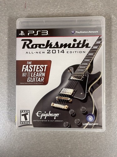 Rocksmith 2014 Edition (Sony Playstation 3, PS3) Disc, Case, Artwork ...