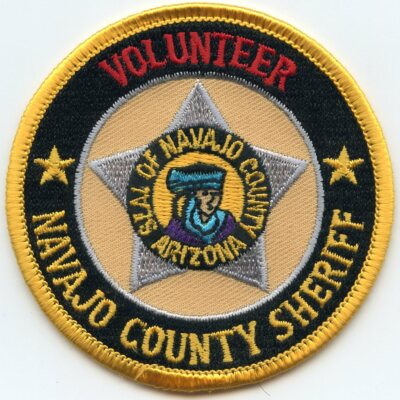 NAVAJO COUNTY ARIZONA AZ round VOLUNTEER SHERIFF POLICE PATCH | eBay
