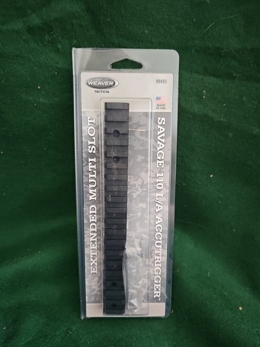 Weaver Extended Multi Slot Base. Savage 110 LA Accutrigger 99493 | eBay
