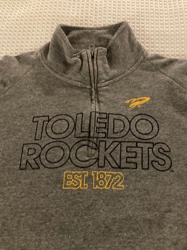 Vtg. University of Toledo Rockets zip neck sweatshirt (M) by Jansport ...