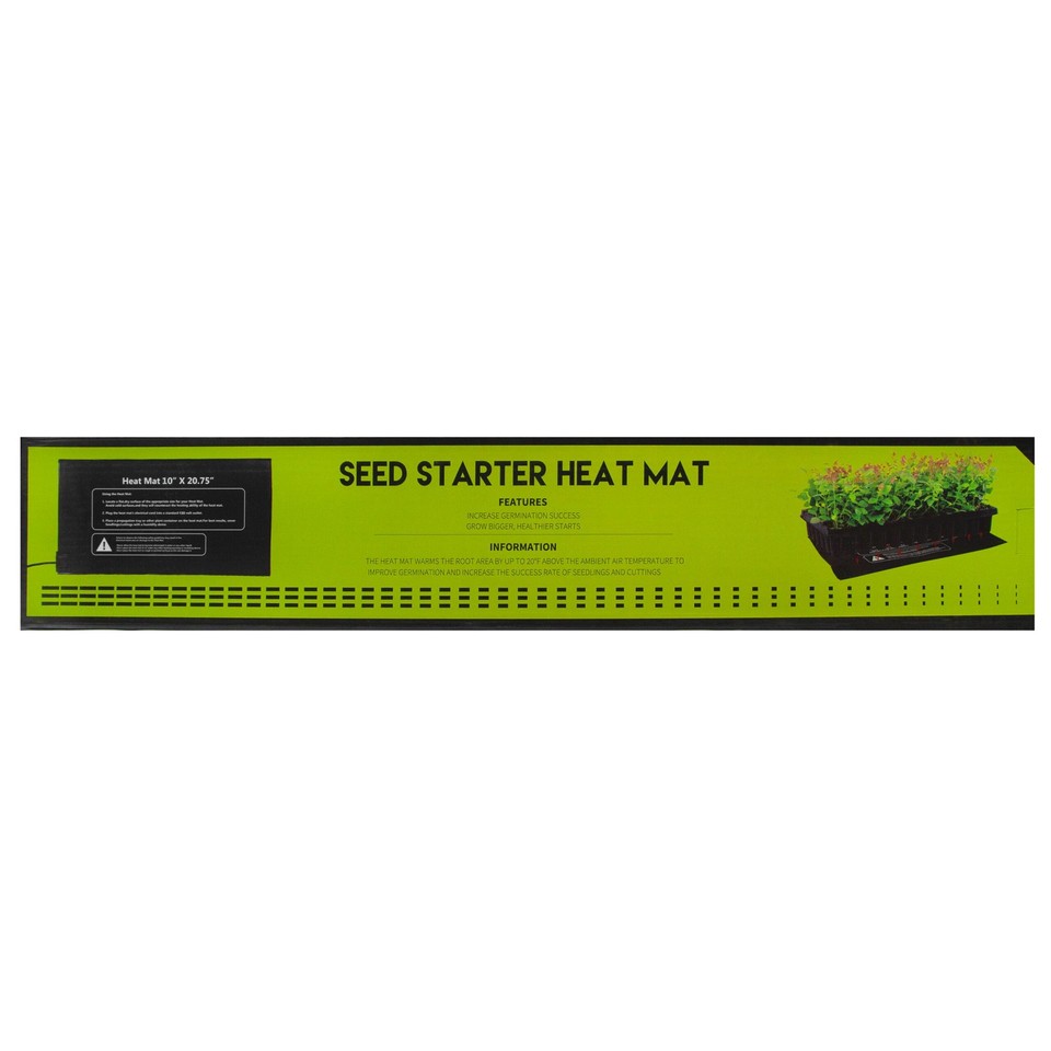 Seedling Heat Mat 10" x 20.5" – Plant Germination & Root Growth Heating ...