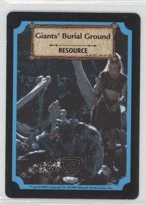 1998 Xena Warrior Princess Collectible Card Game Giants' Burial Ground ...