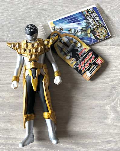 Power Rangers Super Megaforce Silver Ranger Gold Mode 17cm Figure 2011 ...