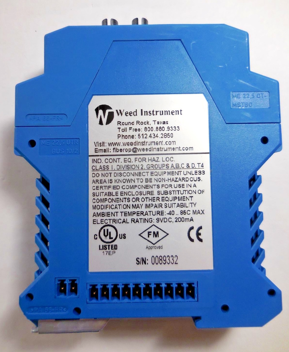 Weed Instruments EOTec 2000/ 2E55 Media Converter 1300nm MM ST | eBay