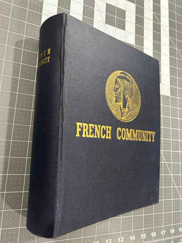 NICE French Community 2-Post 3" Binder Deep Blue, no pages, w/ hardware ...