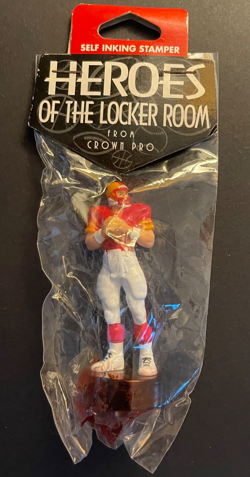 Hero's of the Locker Room Self Inking Stamper Crown Pro Football 4 ...