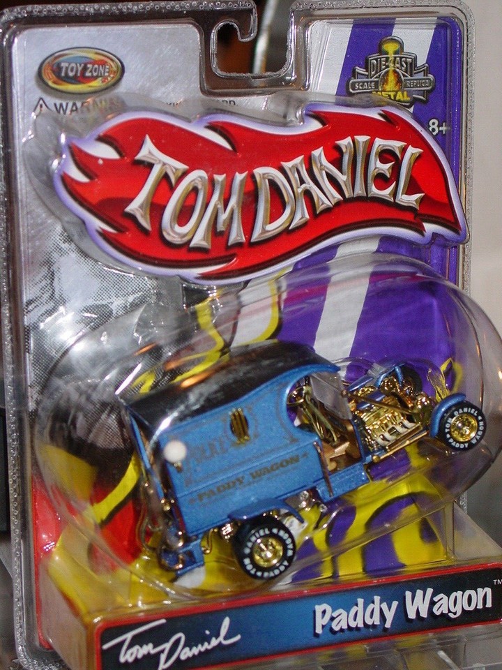 TOY ZONE TOM DANIEL PADDY WAGON HOT ROD COLLECTIBLE MUSCLE 1:43 -Blue ...