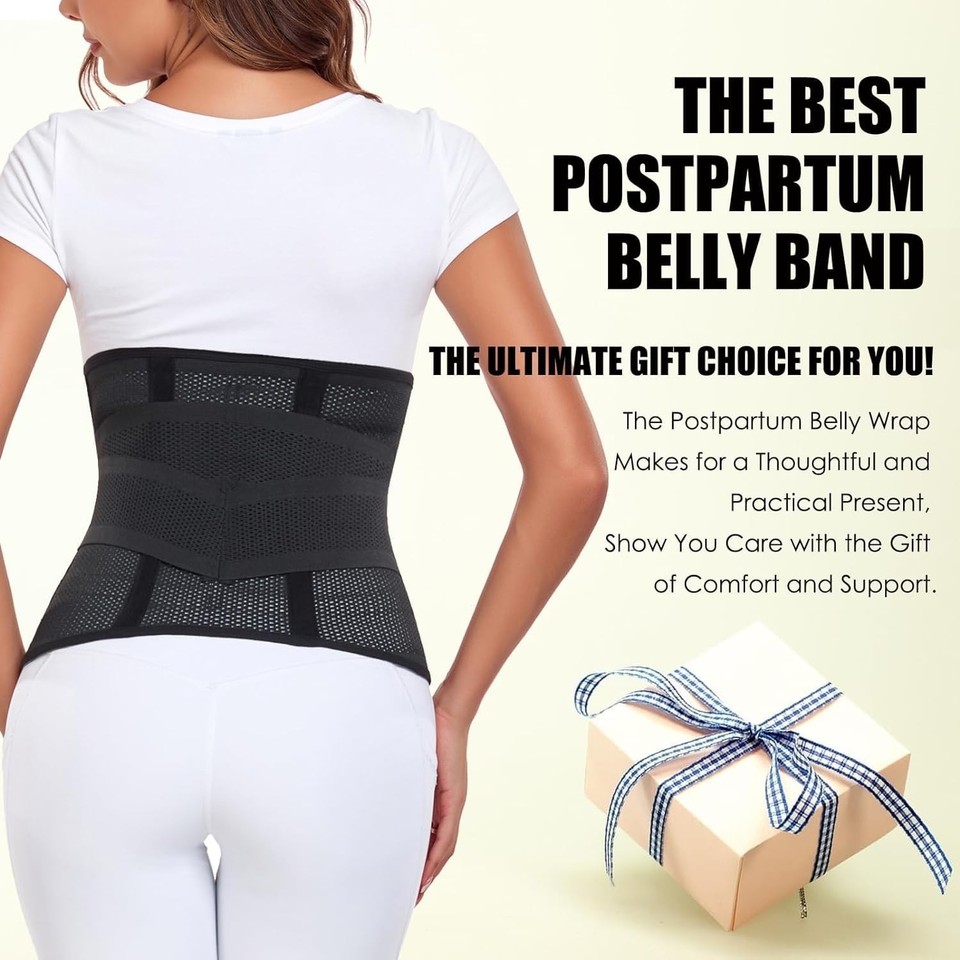 Postpartum Belly Wrap – Post Partum Women Belly Belt After Pregnancy ...