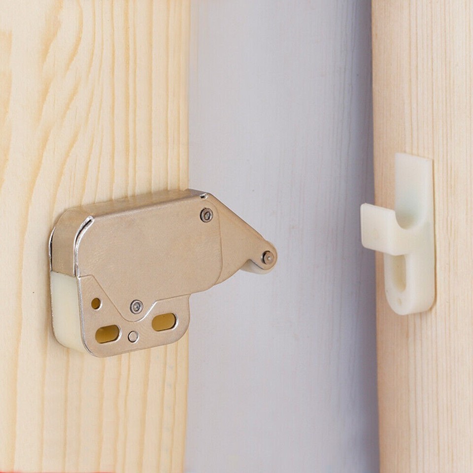 Push to Open Touch Catch Latch Lock Bounce Cabinet Cupboard Doors | eBay
