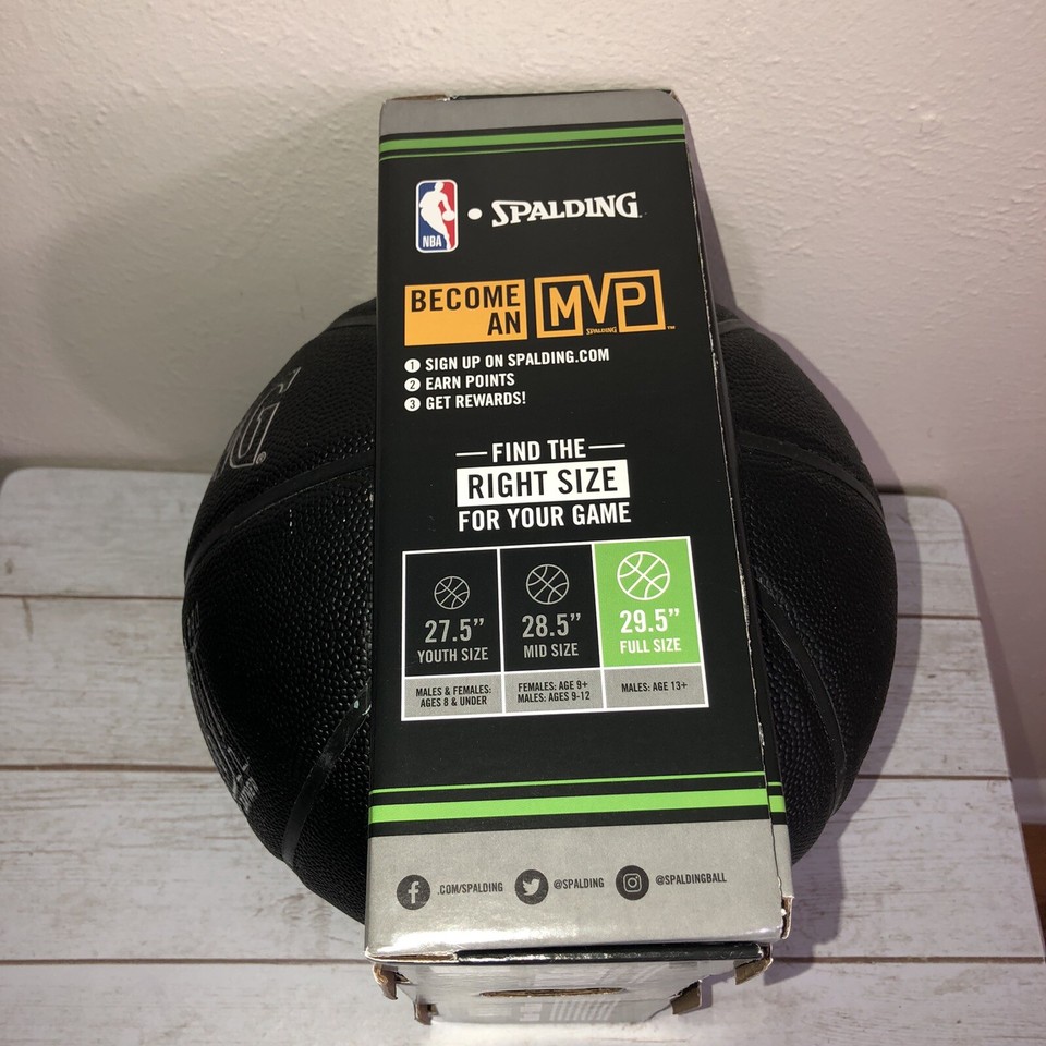 Spalding NBA Composite Leather Basketball 29.5 Super Tack Pro Indoor ...