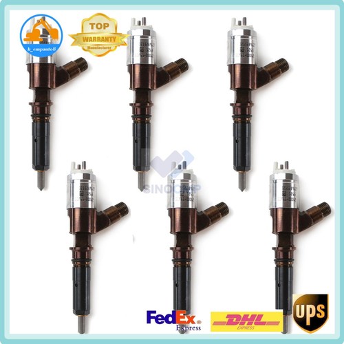6pc C6 C6.4 Engine Injectors for CAT 32F61-00062 295-9130 326-4700 320D ...