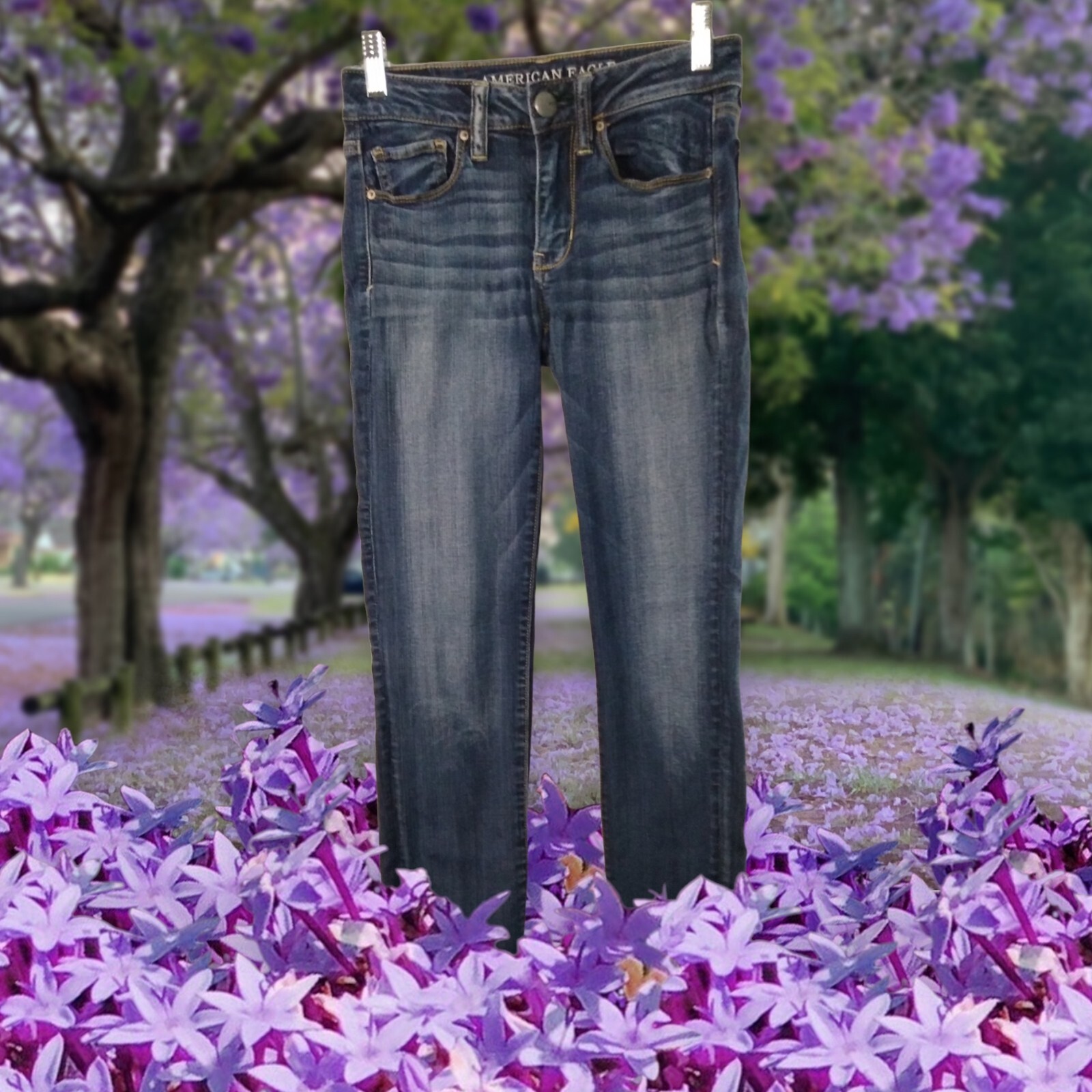 American Eagle Jeans Womans 2 Regular Standard Skinny Skinny Jeans american-eagle-jeans-womans-2-regular-standard-skinny-skinny-jeans