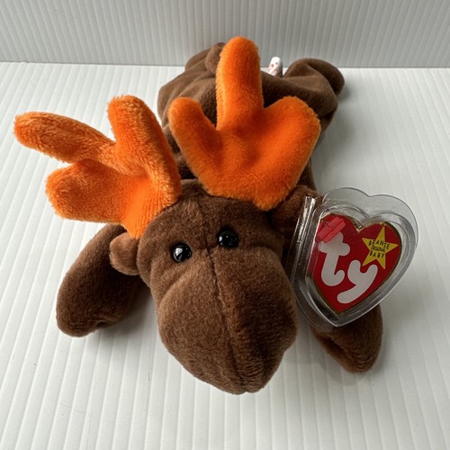 CHOCOLATE MOOSE Ty Beanie Baby April 27, 1993 HW011 #4015 | eBay
