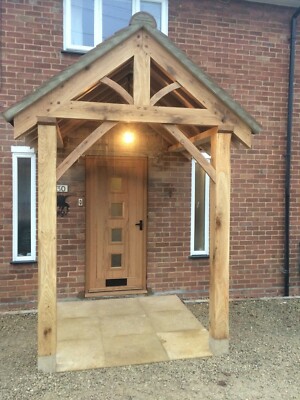 Hand Crafted Oak Porch Canopy ( From English Oak ) | eBay
