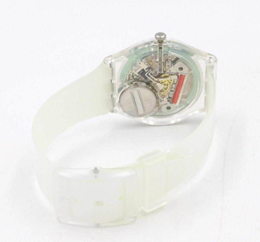 New Swiss Swatch Originals Snowcovered Silicone Day-Date Women Watch ...