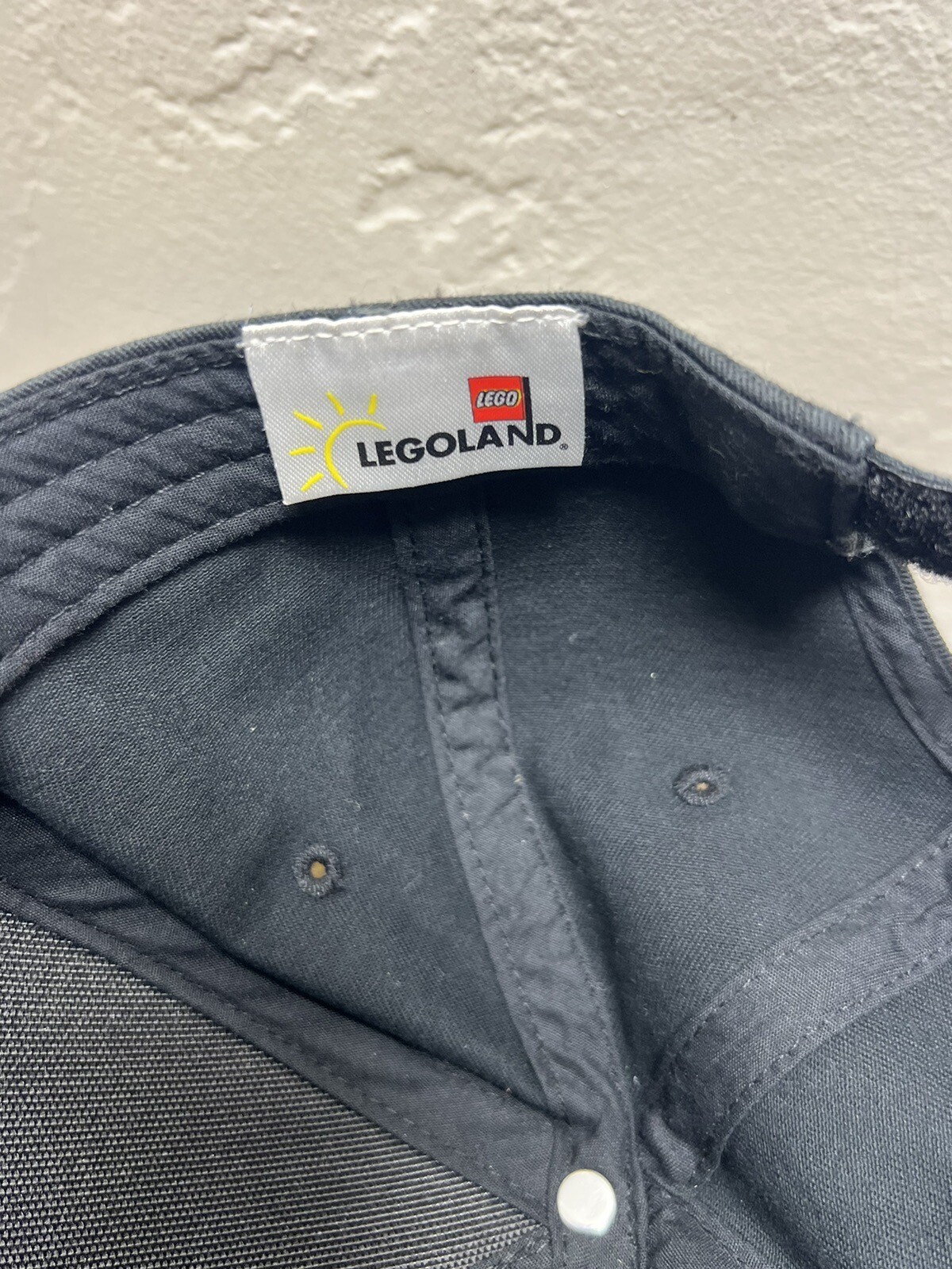 Legoland Hat Black Stitched Adjustable Baseball Cap. - Gem