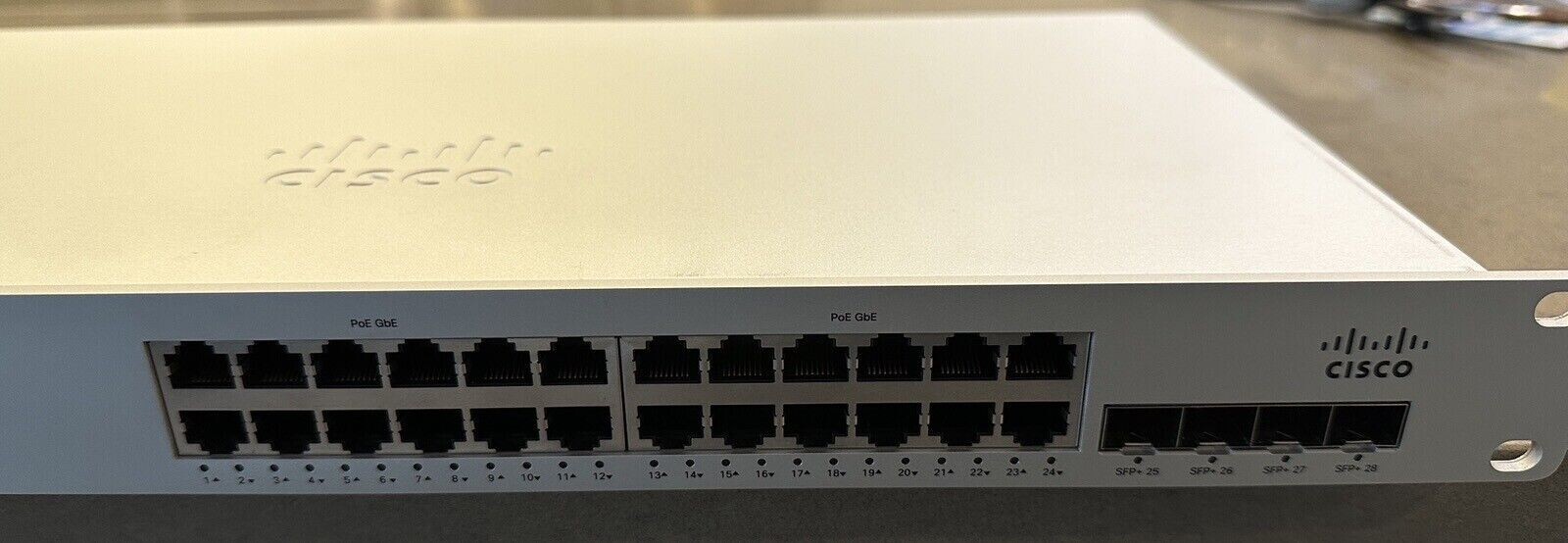 Cisco Meraki MS225-24P-HW 24 Port PoE Ethernet Switch UNLCAIMED - FREE ...
