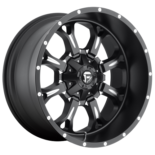 20 Inch Black Rims Wheels Fuel Krank D517 20x10 Lifted RAM 1500 6x5.5 ...