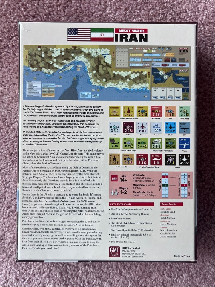 Next War: Iran by GMT Games NEW 2024 mint in shrink | eBay