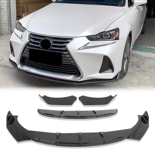 Front Bumper Lip Spoiler Splitter Body Kit Chin ABS Glossy For Lexus ...