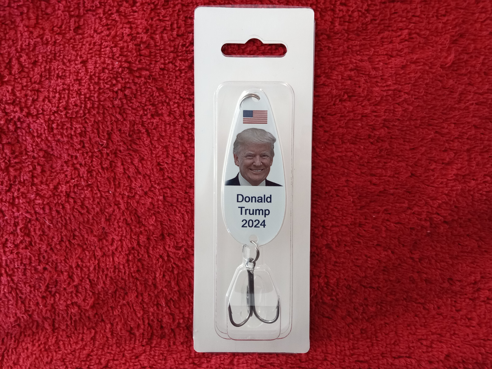 2024 Donald Trump Aluminum Flat Spoon Fishing Lure with Case | eBay