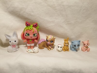 Shopkins Wild Style Melonie Hops , Littlest Petshop Mini Animal ...