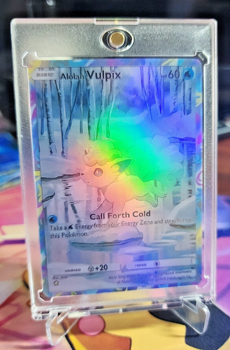 ALOLA VULPIX HOLO FULL ART POKEMON TCG POCKET READ DESCRIPTION | eBay